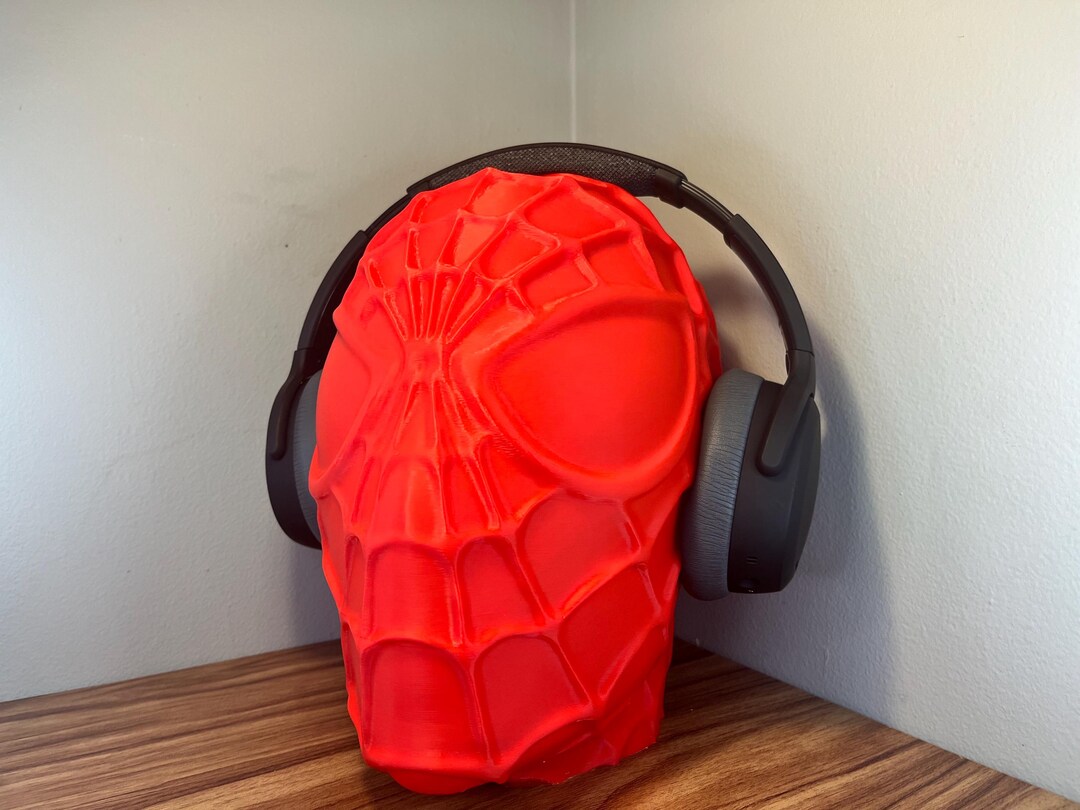 3D Printed Spider-man Headphone Stand: Heroic Desk Decor - Etsy