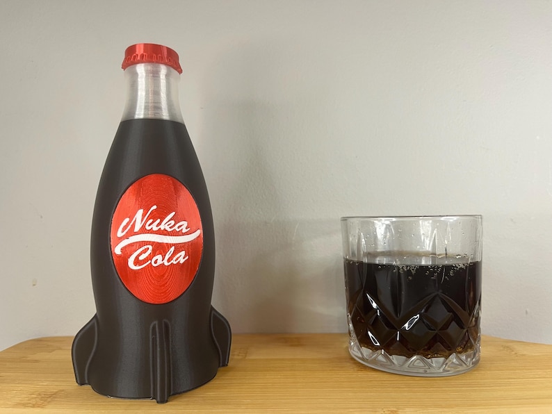3D Printed Nuka Cola Bottle: Fallout Fan Art Decor - Etsy