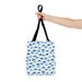 Blue Fish Tote Bag | Coastal Watercolor Pattern + Matching Phone Case ...