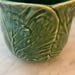 Pair of Bordallo Pinheiro Cabbage Vases: Portugal Majolica Leaf Pots ...