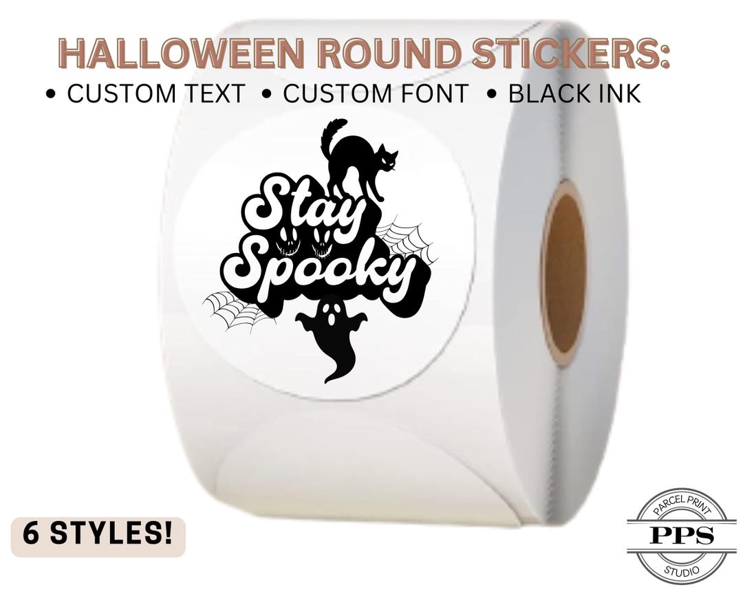 QR Code Round Stickers, QR Code, Custom Stickers, Bulk Stickers ...