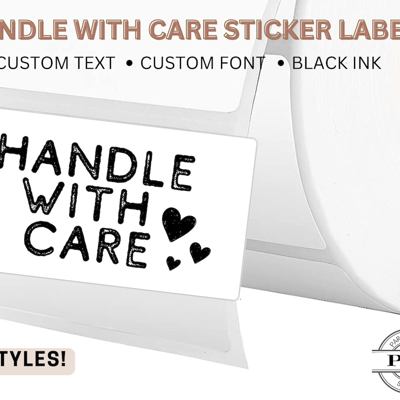 Buy Handle With Care Sticker Online In India - Etsy India