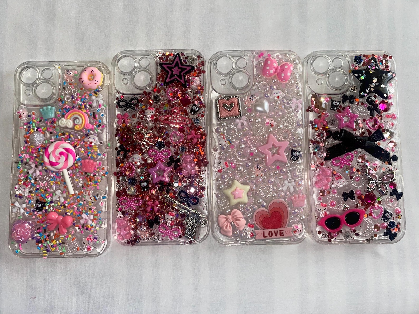 Girly Pink Freestyle Junk iPhone Case for iPhone 14 Plus / 15 Plus ...