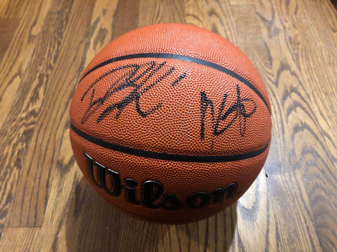 Devin Booker & Kevin Durant Autographed Wilson NBA Basketball With COA ...