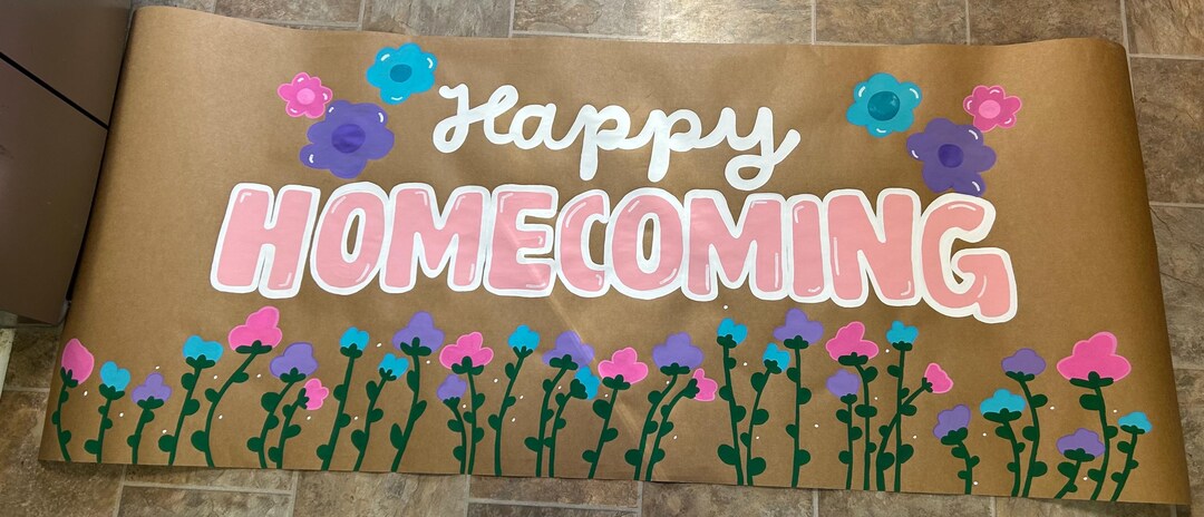 Homecoming Hand Painted Banners - Etsy