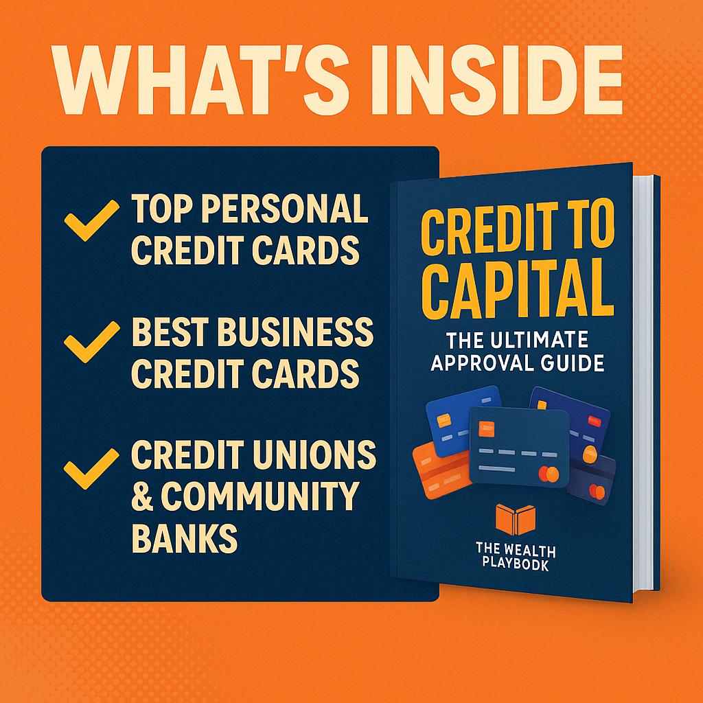 Credit to Capital 2025 Guide | Business & Personal Credit Cards, Credit ...