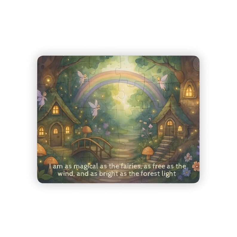 Positive Affirmation Puzzle: Fairy Kids Jigsaw, Interactive Play ...