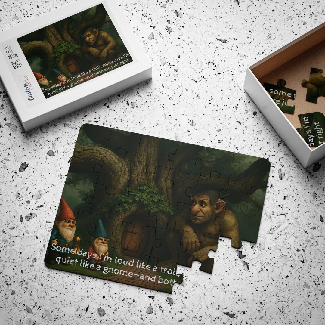 Positive Affirmation Puzzle: Troll Kids Jigsaw, Interactive Play ...
