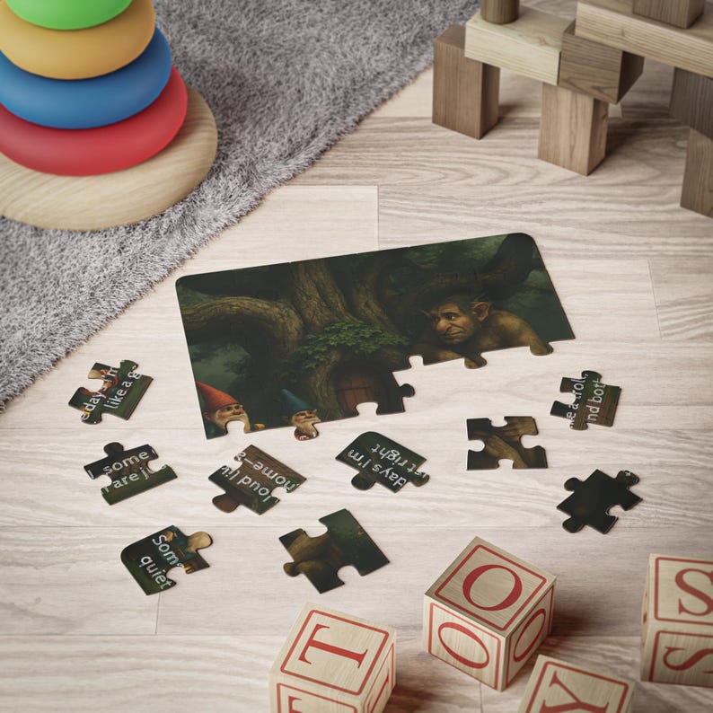 Positive Affirmation Puzzle: Troll Kids Jigsaw, Interactive Play ...