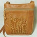 Camel Colored Leather Shoulder Bag Cross-body Bag With - Etsy