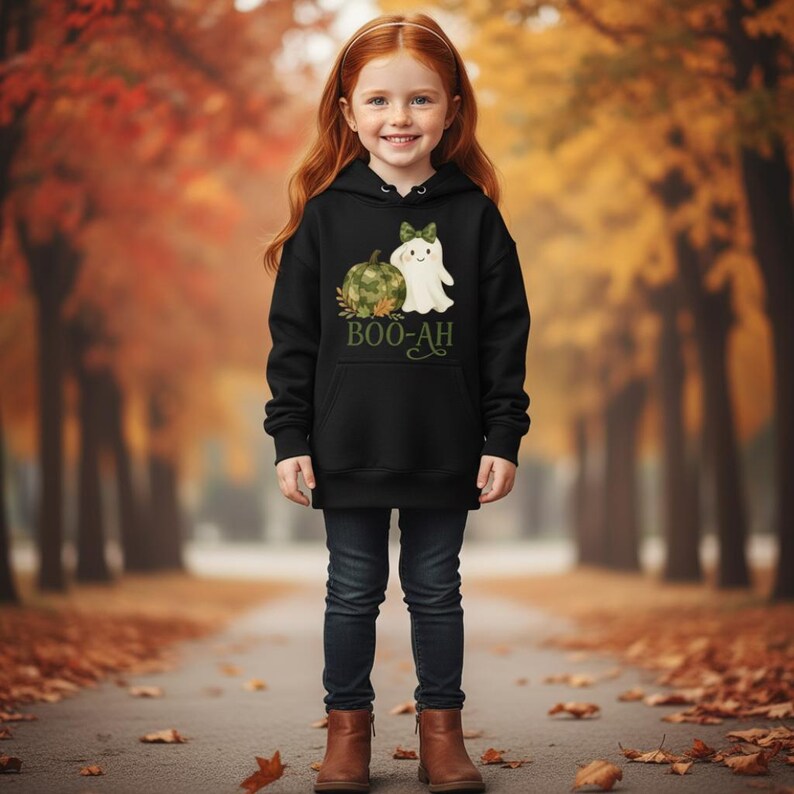 BOO-AH Army Ghost PNG | Military Halloween Clipart | Cute Coquette Bow ...