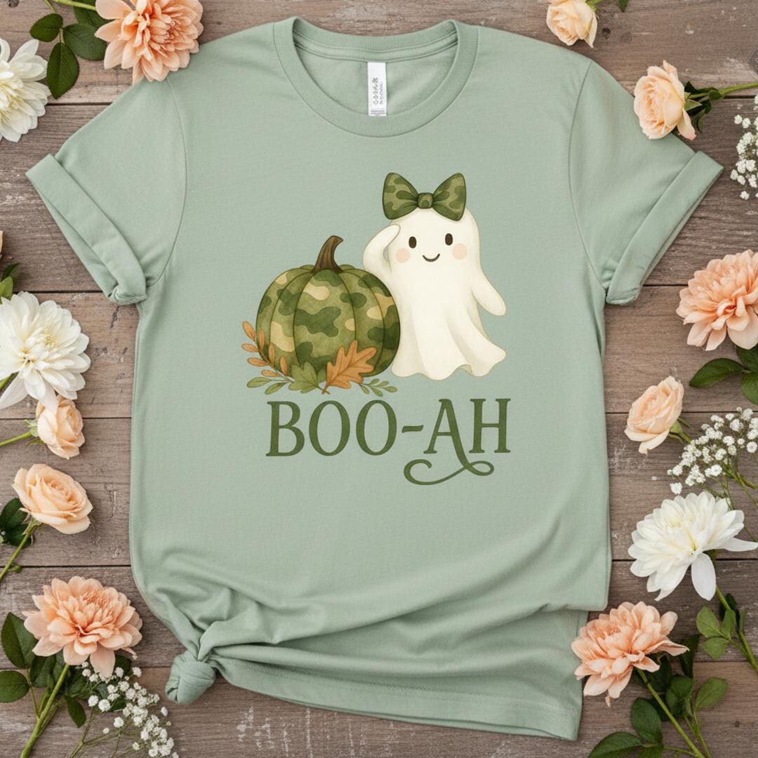 BOO-AH Army Ghost PNG | Military Halloween Clipart | Cute Coquette Bow ...