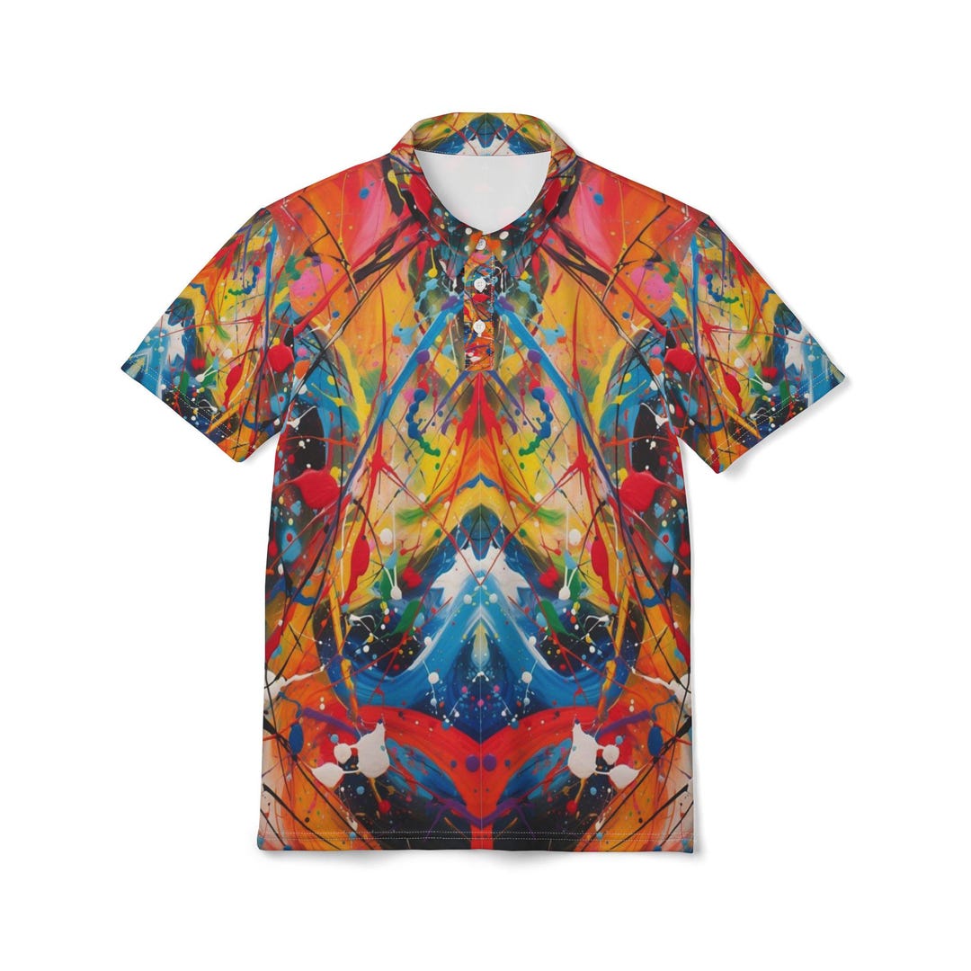 Nature Garden Color Splash Polo - Etsy