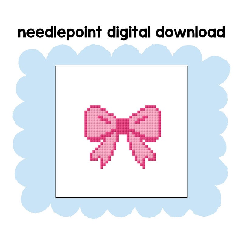 Small Digital Needlepoint - Etsy