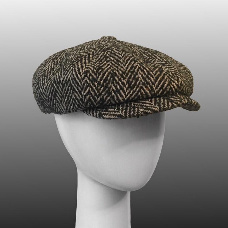 Harris Tweed Peaky Blinders Bakerboy Paperboy Newsboy Flat Cap - Etsy