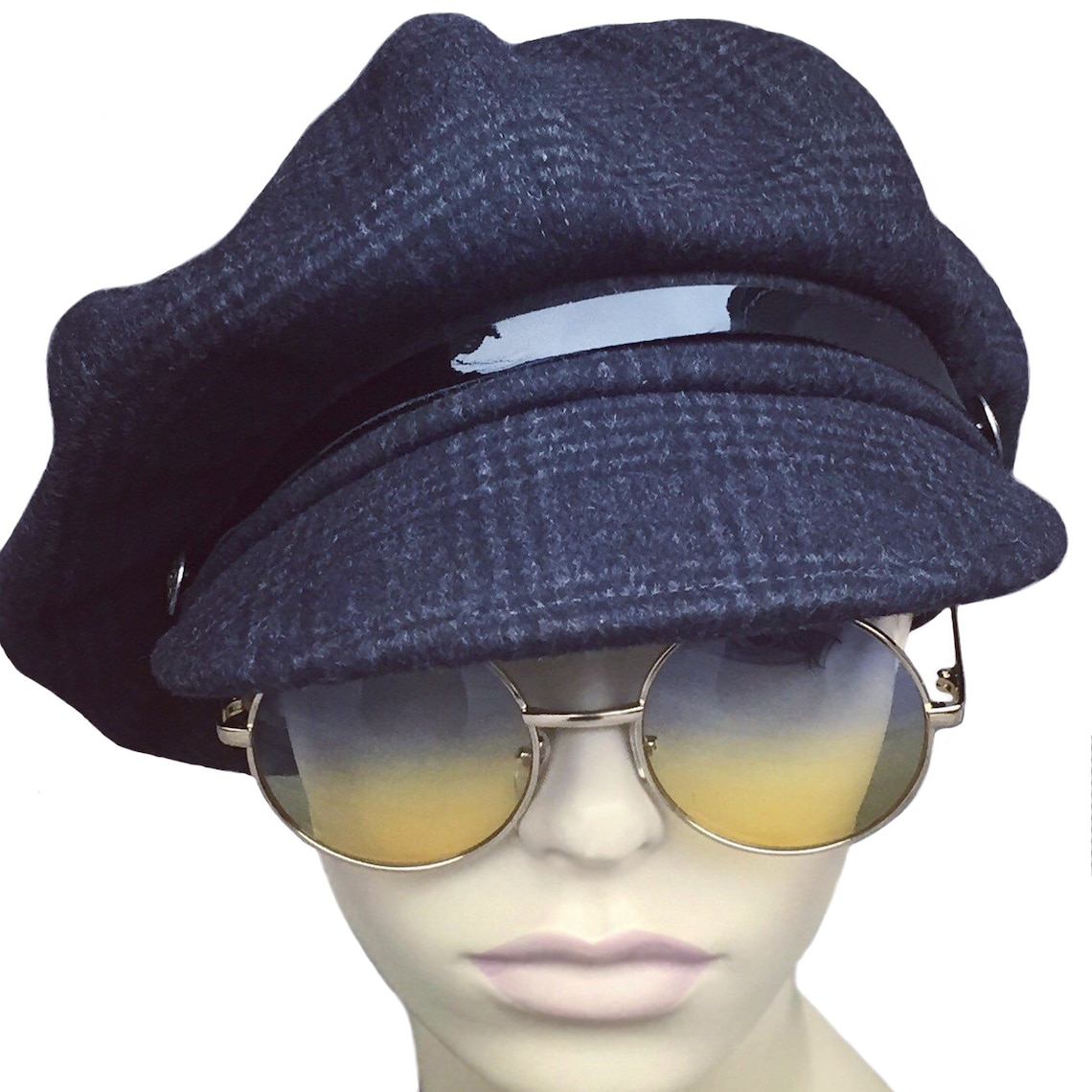 Newsboy Oversized Bakerboy Paperboy Flat Cap Hat Cabby 1930 | Etsy