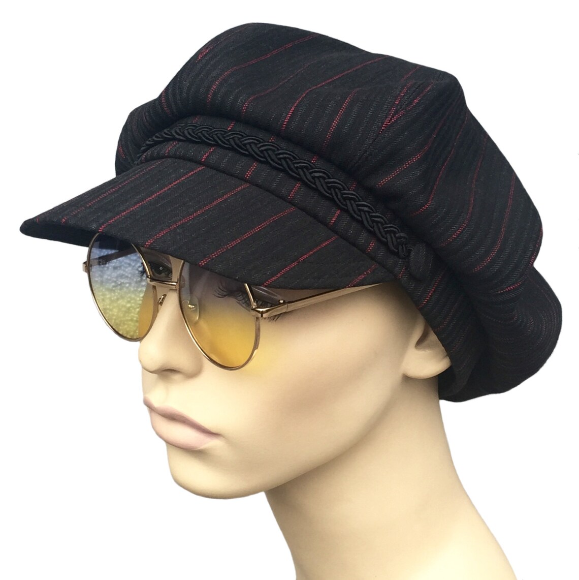 Newsboy Oversized Bakerboy Paperboy Flat Cap Hat Cabby 1930 | Etsy