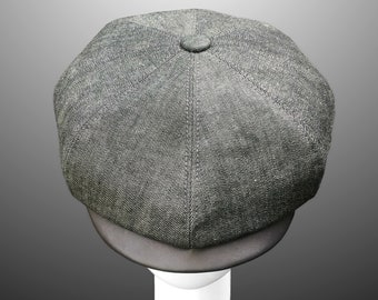 Denim Peaky Blinders Bakerboy Paperboy Newsboy Flat Cap Hat | Etsy