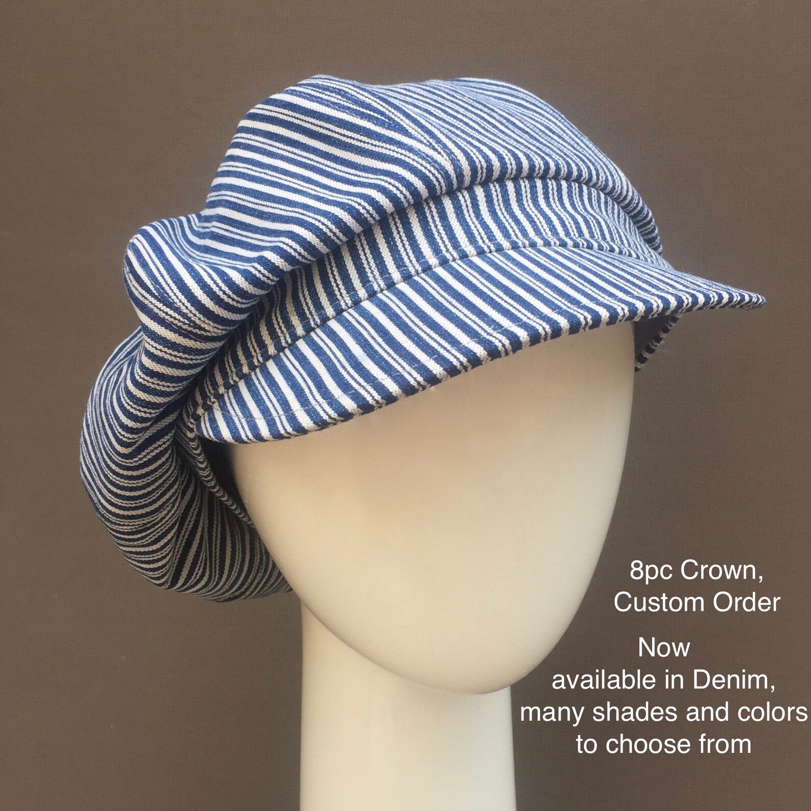 Newsboy Oversized Bakerboy Paperboy Flat Cap Hat Cabby 1930 1920 1980 ...