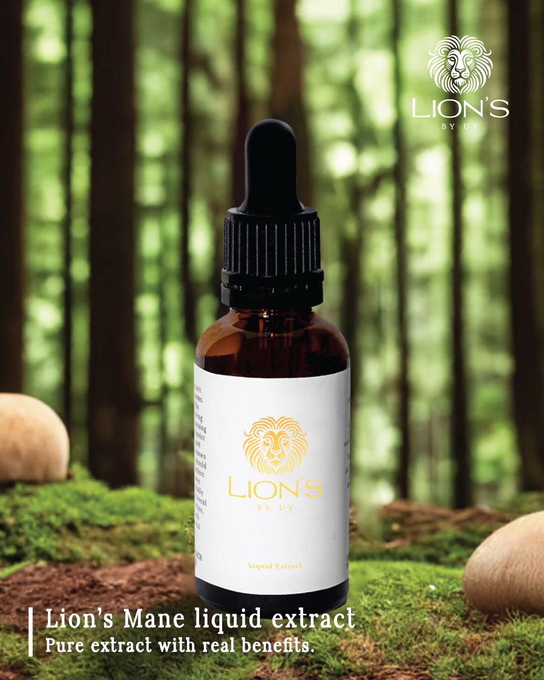 Lions Mane Tincture//fruiting Body Only//alcohol Free Extraction ...