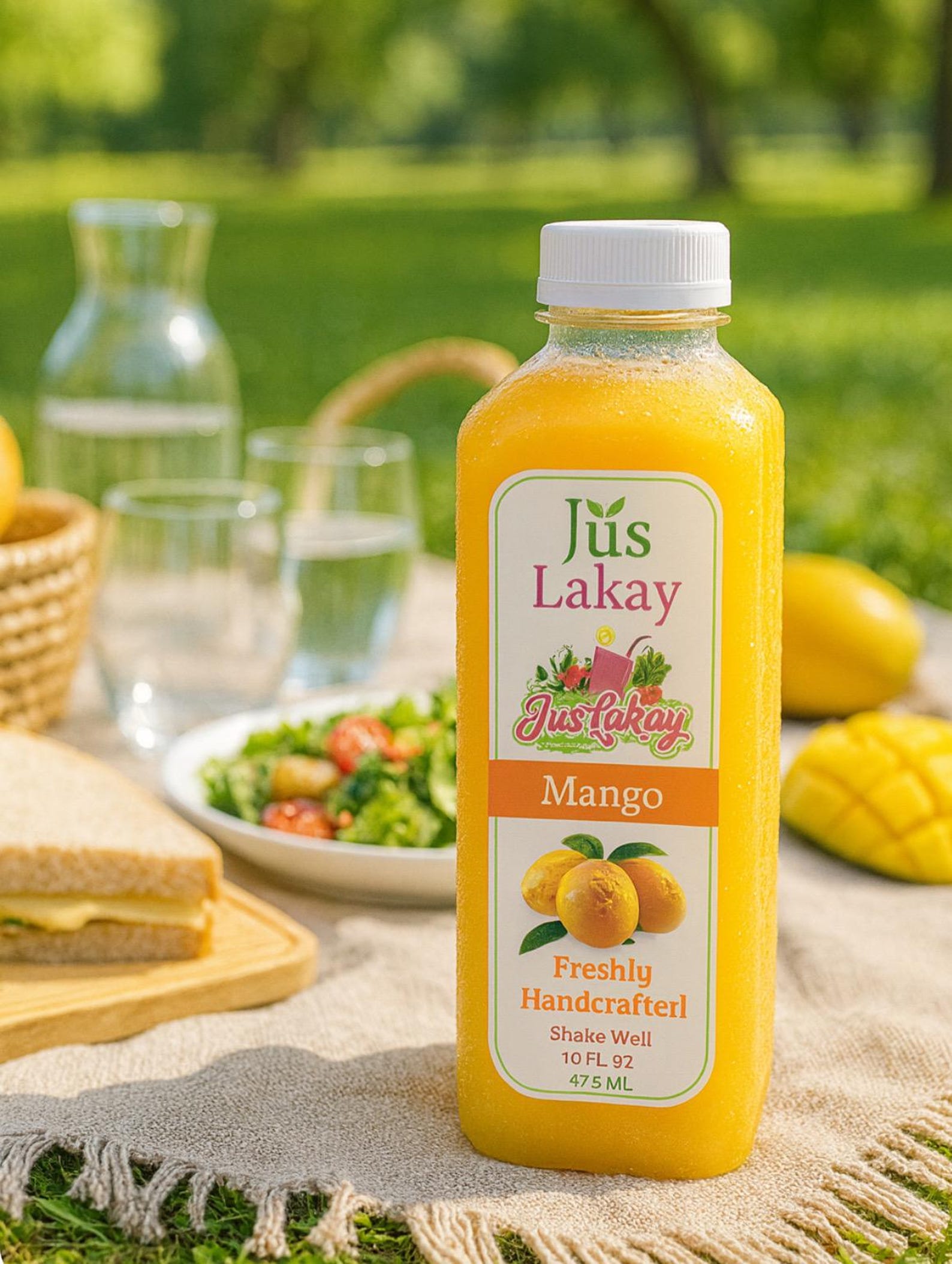 Jus Lakay Mango Juice, Sweet Tropical Flavor - Etsy
