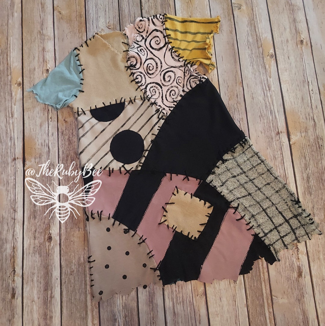 Ready-to-ship Child Size Sally Patchwork Rag Doll Dress - Etsy
