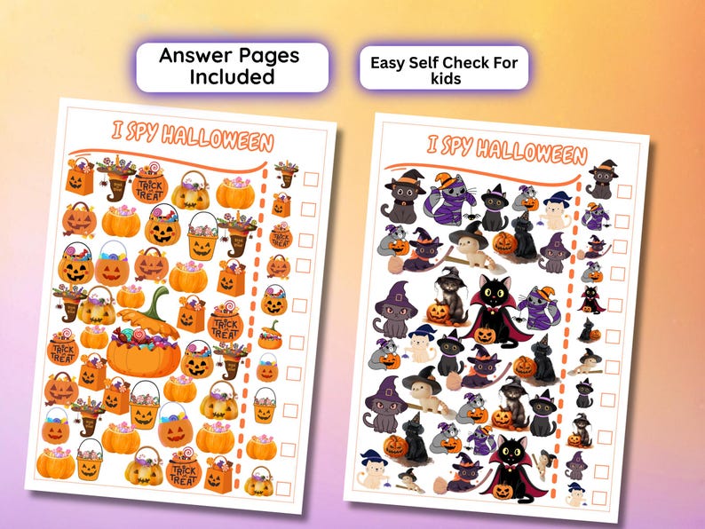 I Spy Halloween | I Spy Halloween Game for Kids | I-spy Halloween ...