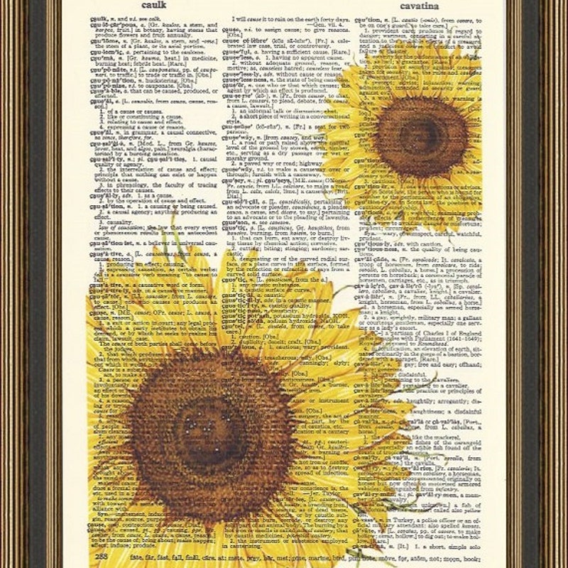 Sunflower Print - Etsy