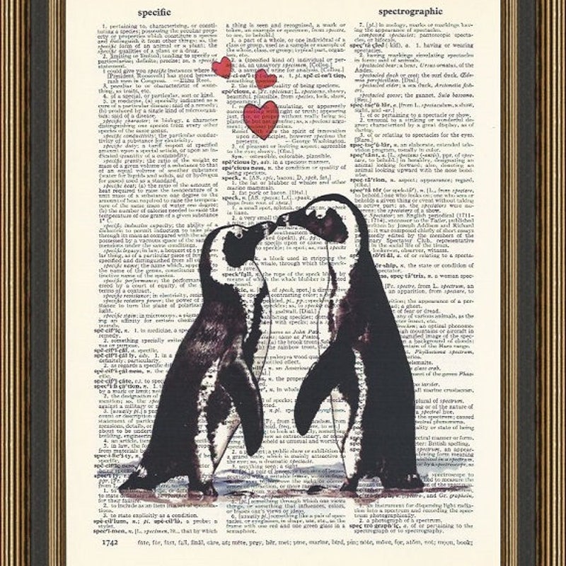 Penguin Love - Etsy