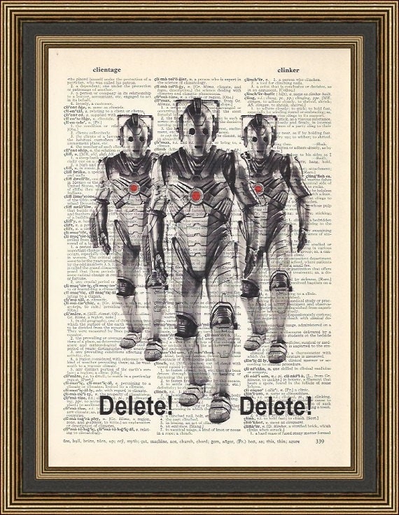 Doctor Who Cyberman Delete
