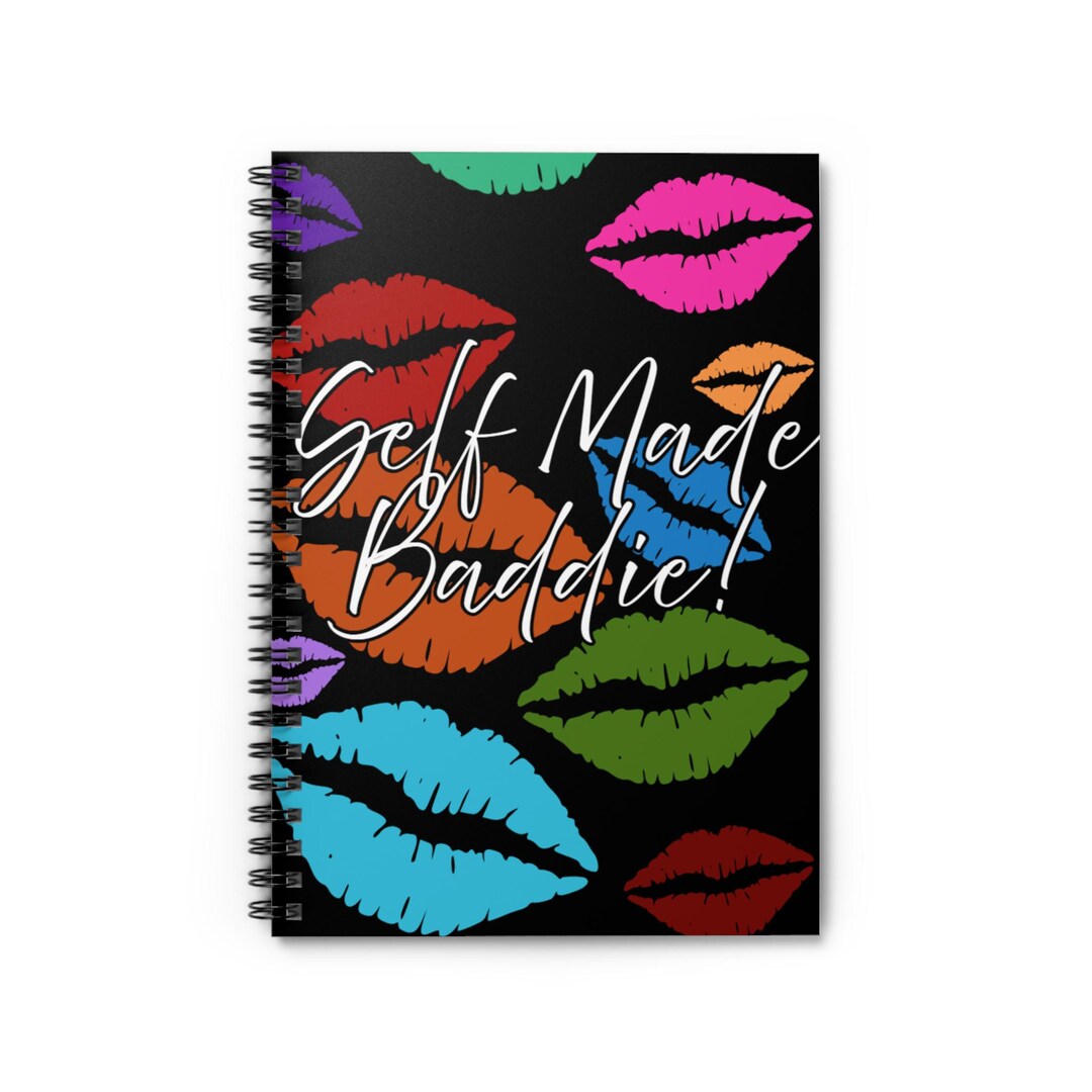 Self Made Baddie Spiral Notebook | Inspirational Journal for Creatives ...