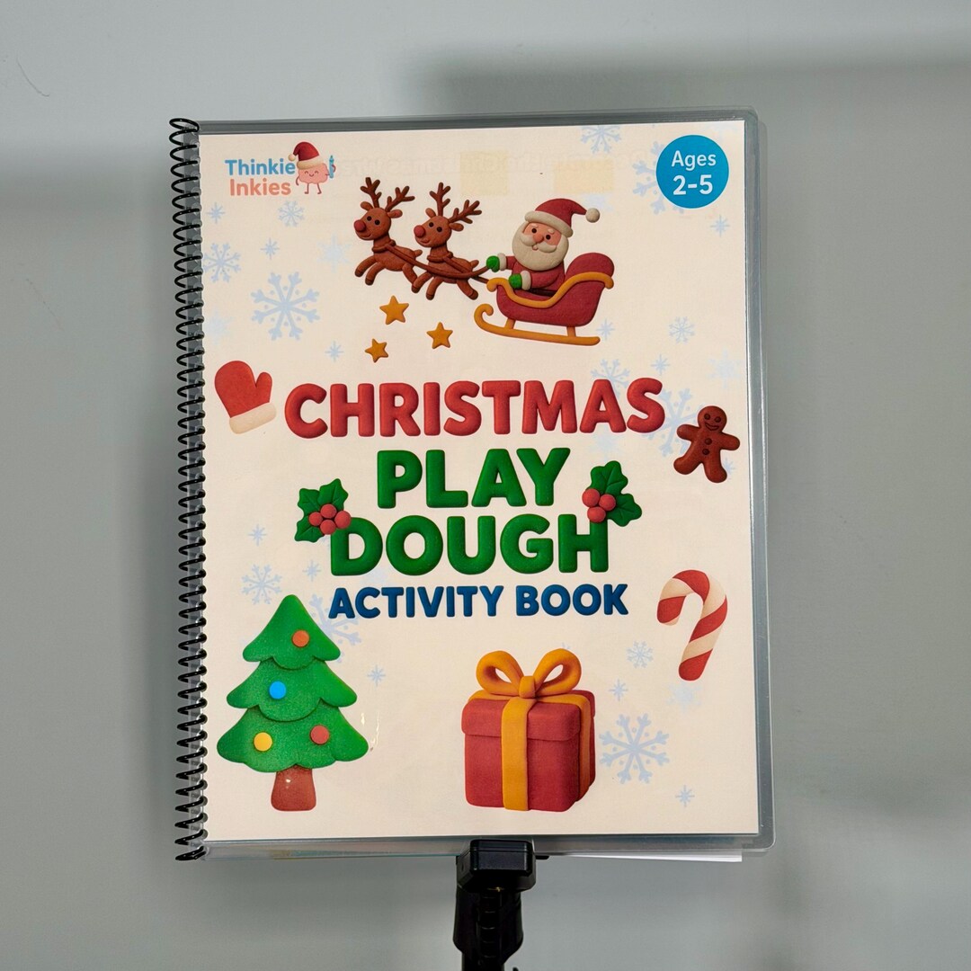 Christmas Play Dough Activity Book | Montessori Holiday Binder ...