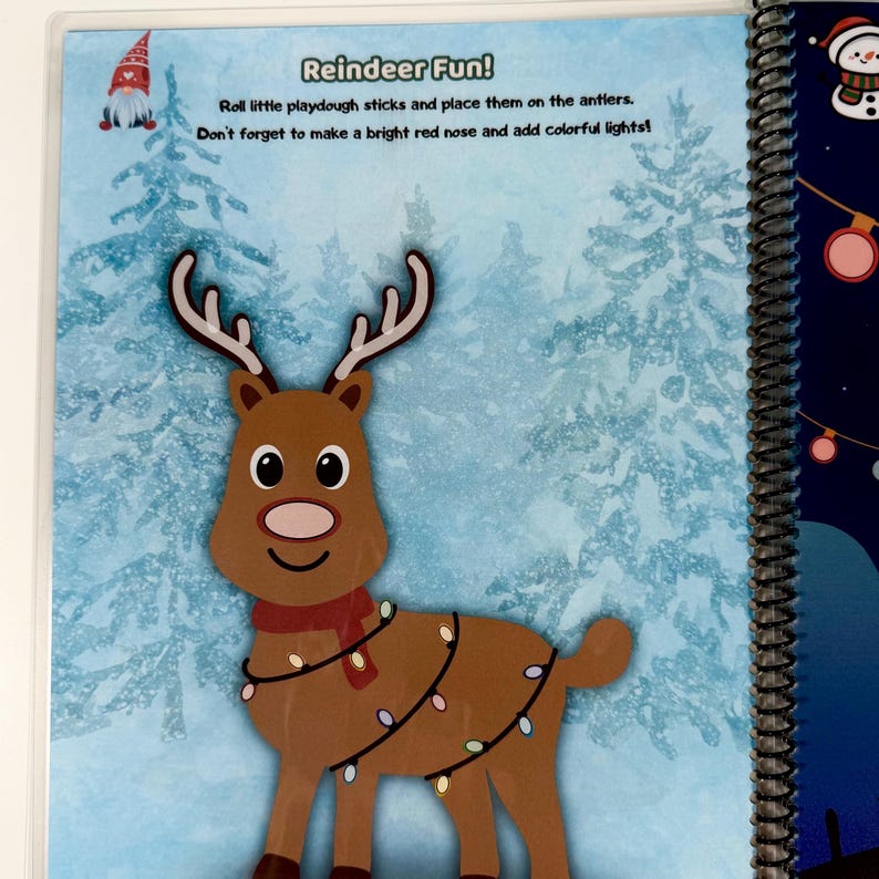 Christmas Play Dough Activity Book | Montessori Holiday Binder ...