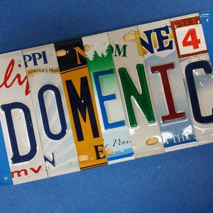 Custom Made Authentic License Plate Word Sign Personalized | Etsy