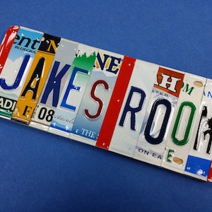 Custom Made Authentic License Plate Word Sign Personalized - Etsy
