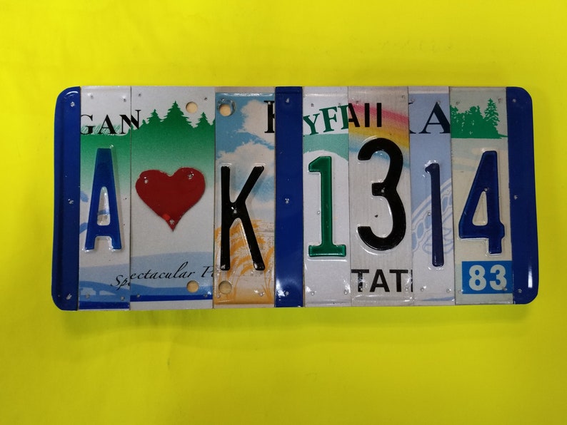 License Plate Name Sign Gifts for Kids Children's Gifts | Etsy