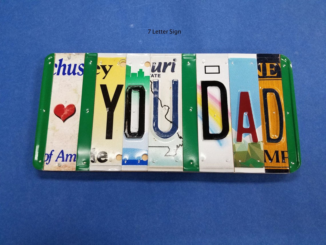 License Plate Name Sign Gifts for Kids Children's Gifts | Etsy