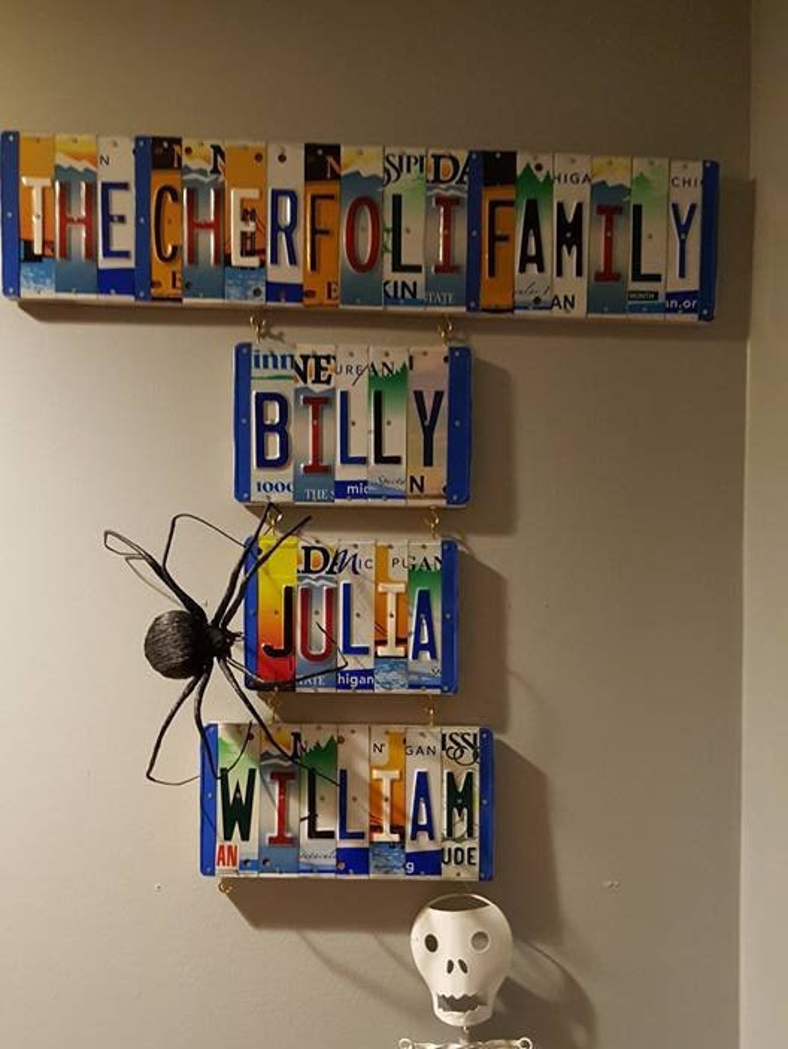 Custom Made Authentic License Plate Word Sign Personalized | Etsy