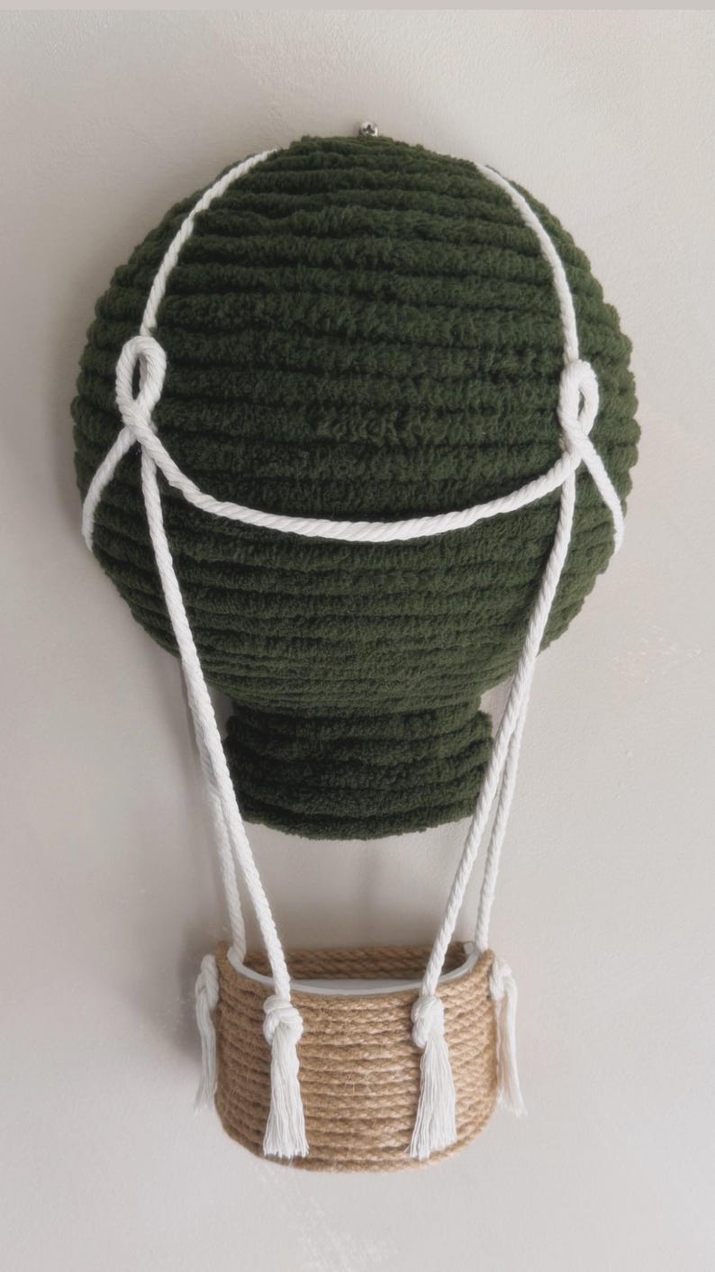 Handmade Hot Air Balloon Wall Decor | Safari Nursery Decor | Baby Room ...