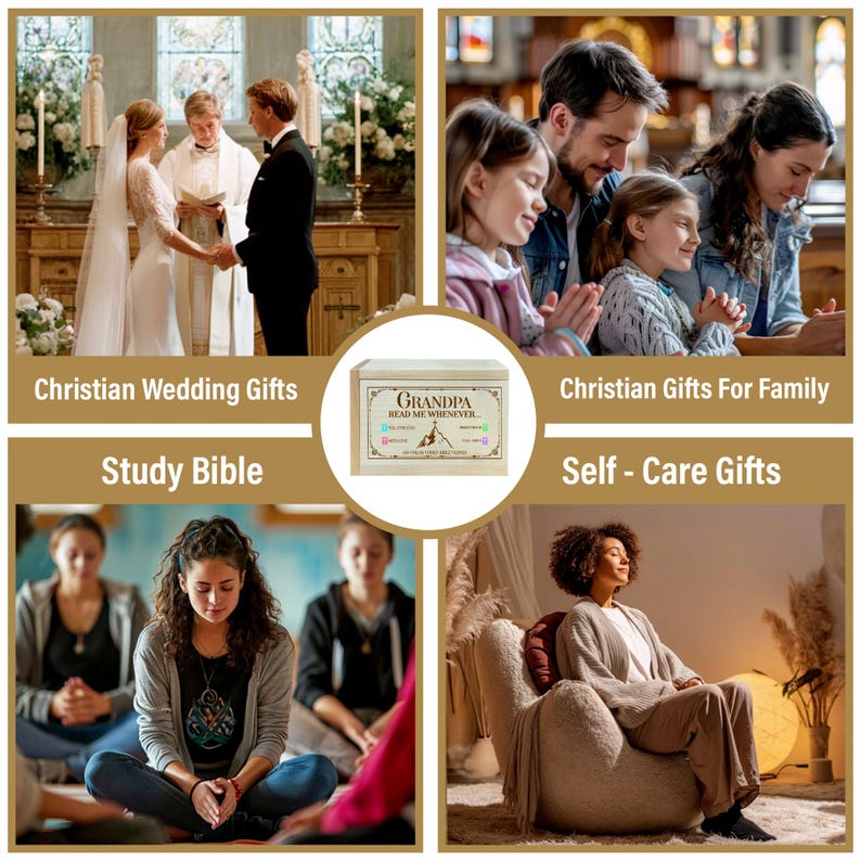 Personalized Bible Verse Box With Prayer Cross, 150 Scripture Cards ...