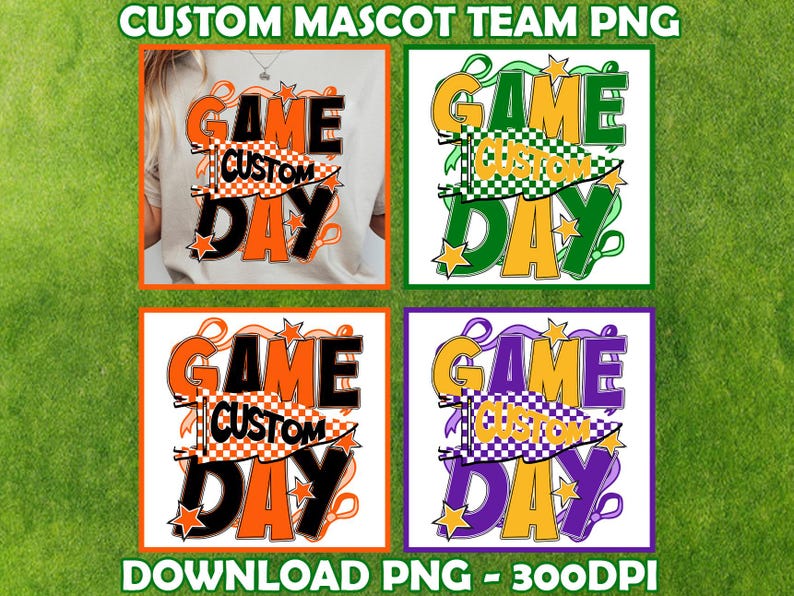 Custom Mascot Penant Design PNG, Personalized Png, Retro Png, Digital ...