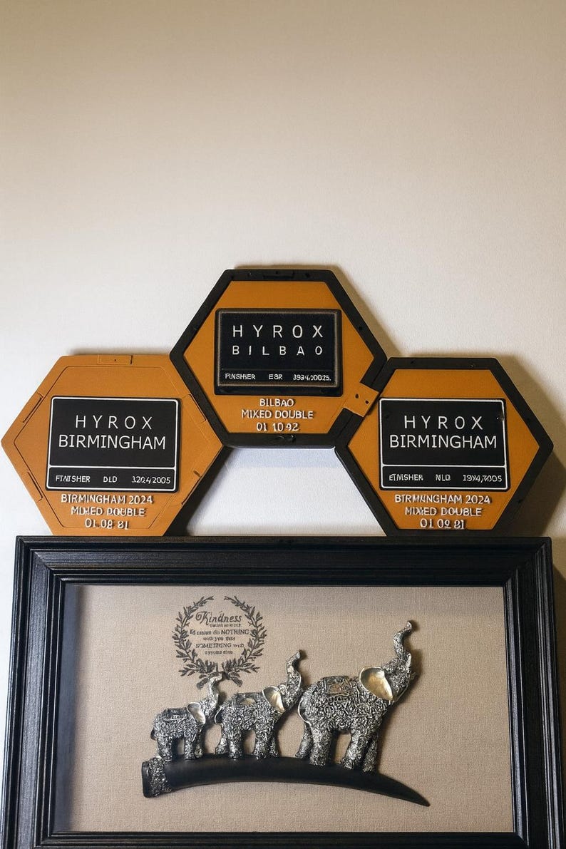 Build Your Hyrox Journey | HYROX Finisher Patch Display | Modular ...