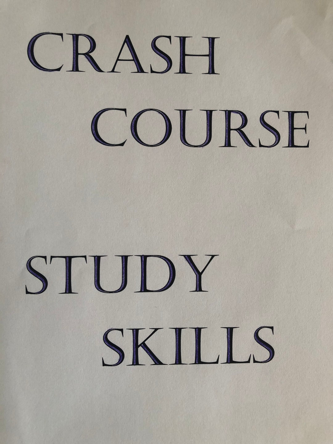 Crash Course Study Skills Video Worksheets - Educational Materials ...