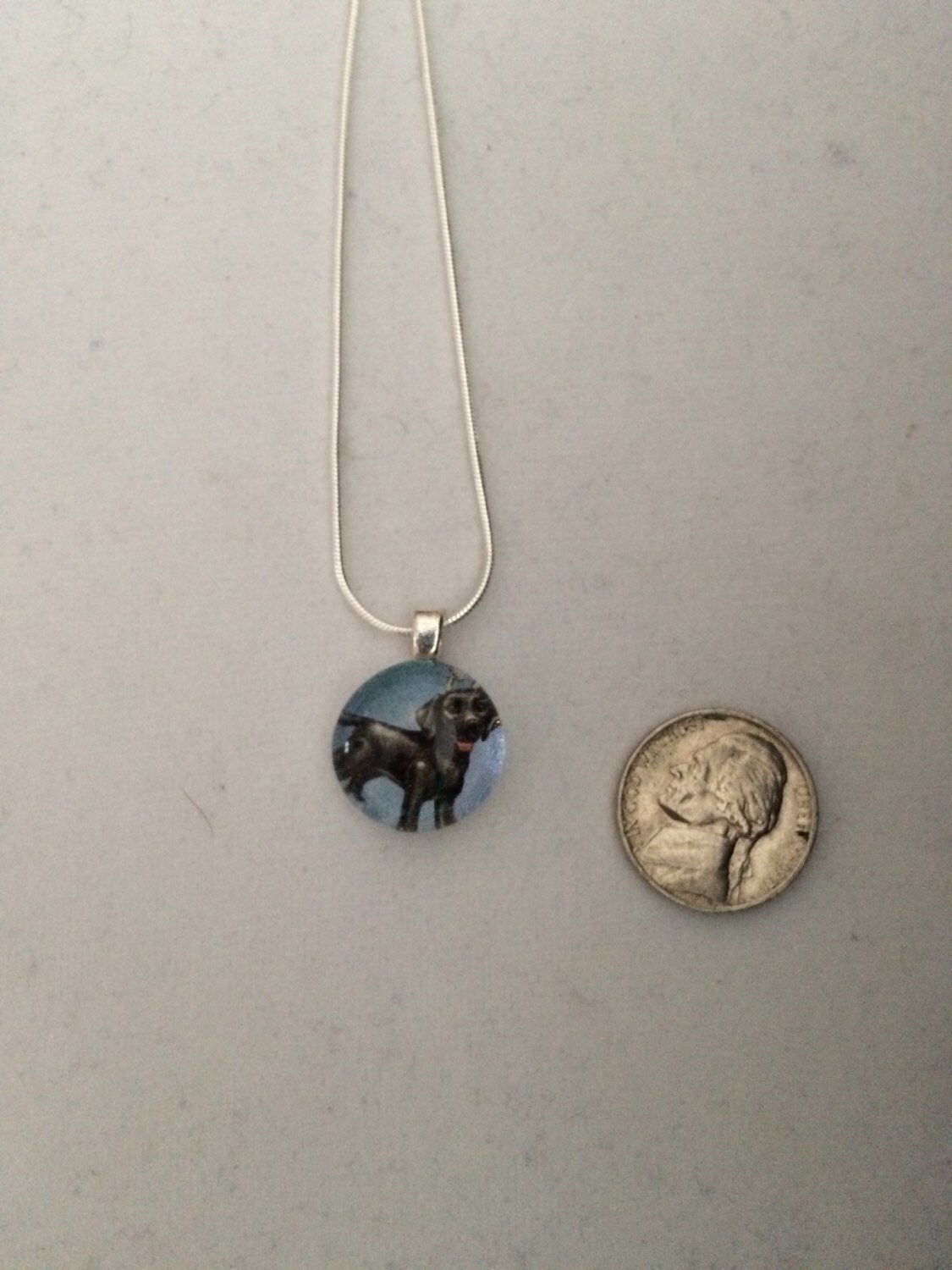 Black Labrador Retriever Dog Art Glass Pendant Necklace Gift - Etsy