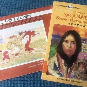 Set of 2 Native American Books - If You Lived With the Sioux and ...
