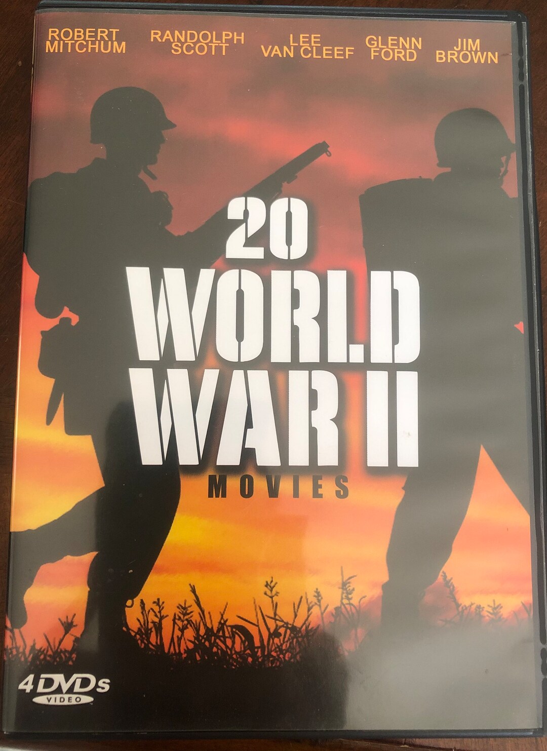 20 World War II Movies DVD Collection - Glen Ford - Randolph Scott ...