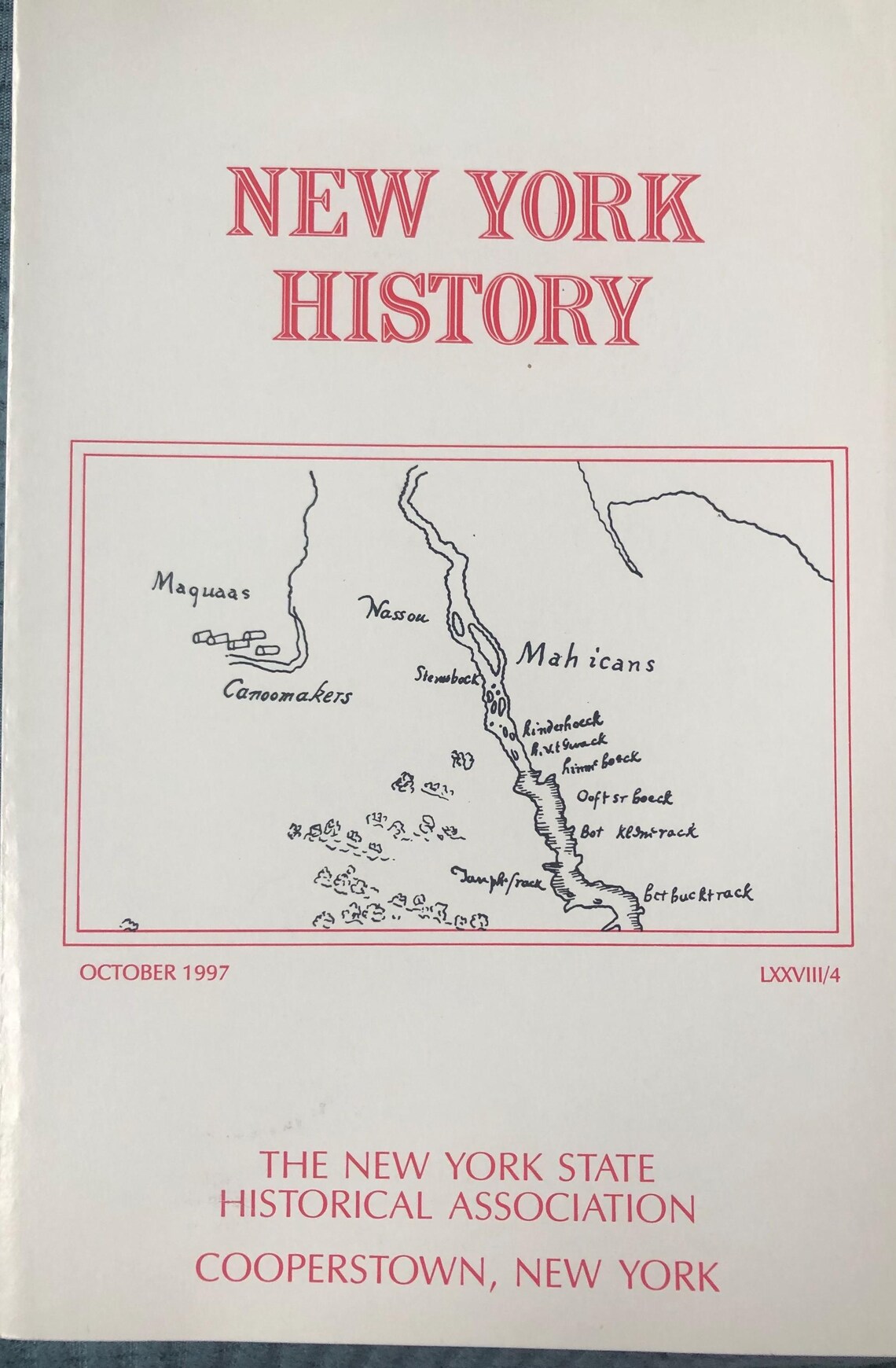 3 Volume Set of New York State History 1997 Journals - NYS Historical ...