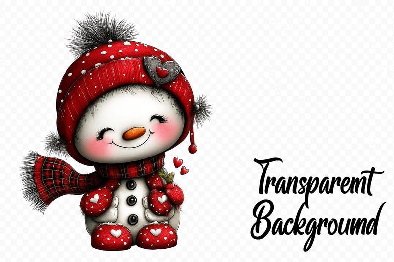 Christmas Gnome Clipart PNG Bundle, Printable Holiday Graphics ...