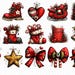Winter Bear Clipart PNG Bundle, Printable Christmas Graphics, Whimsical ...