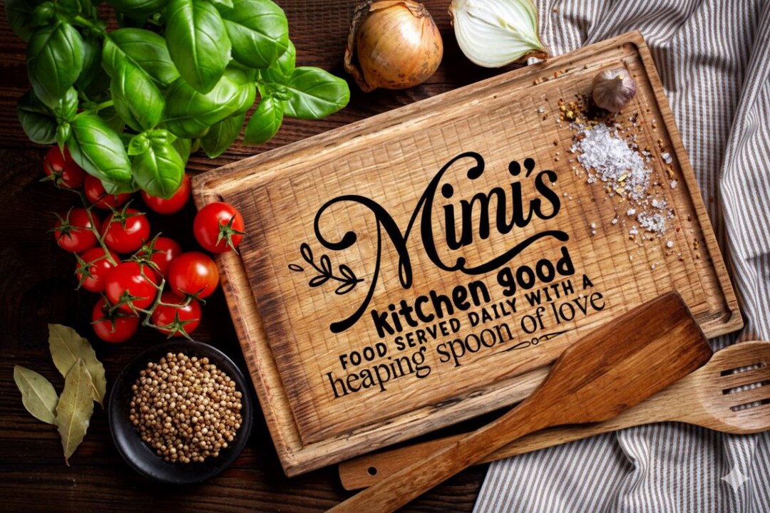 Mimi's Kitchen SVG Bundle, Grandma Cutting Board Quotes (digital Files ...